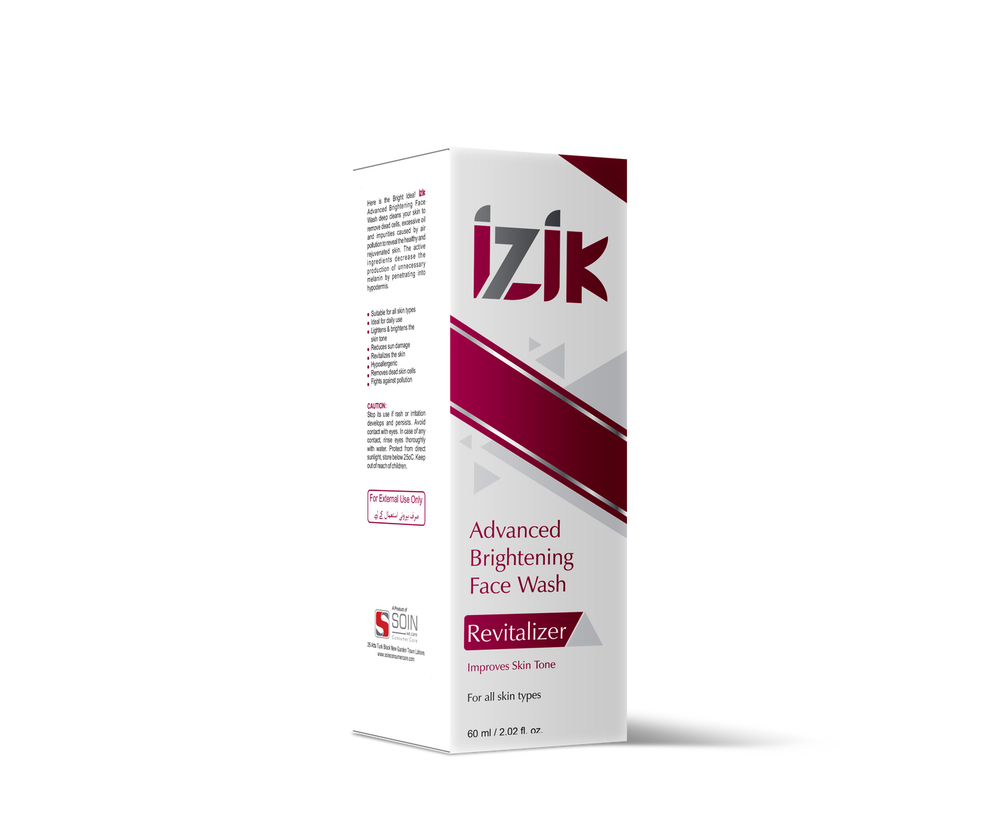 Izik Advanced Brightening Face Wash – Soin Consumer Care